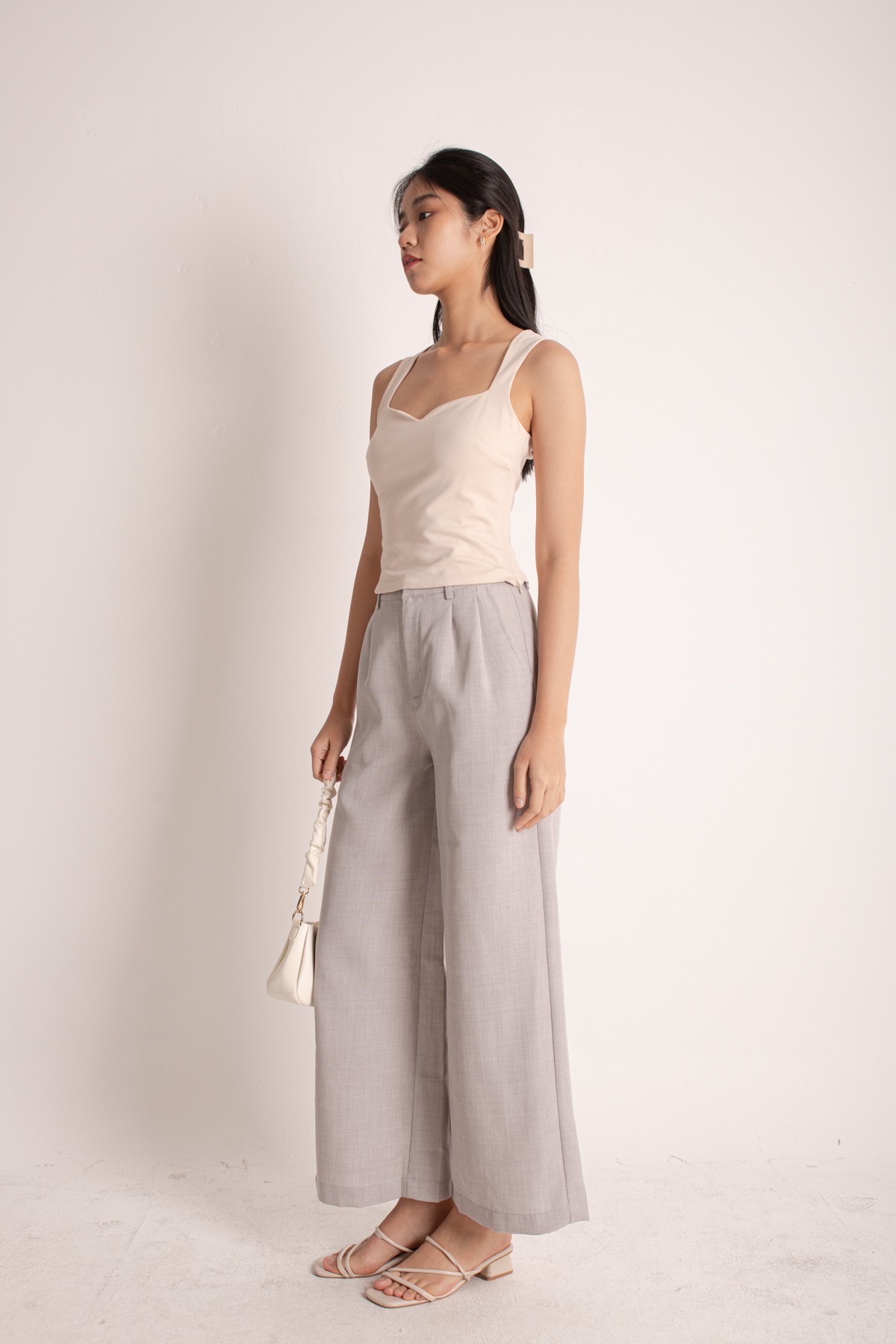 Lanira Everyday Pants in Grey