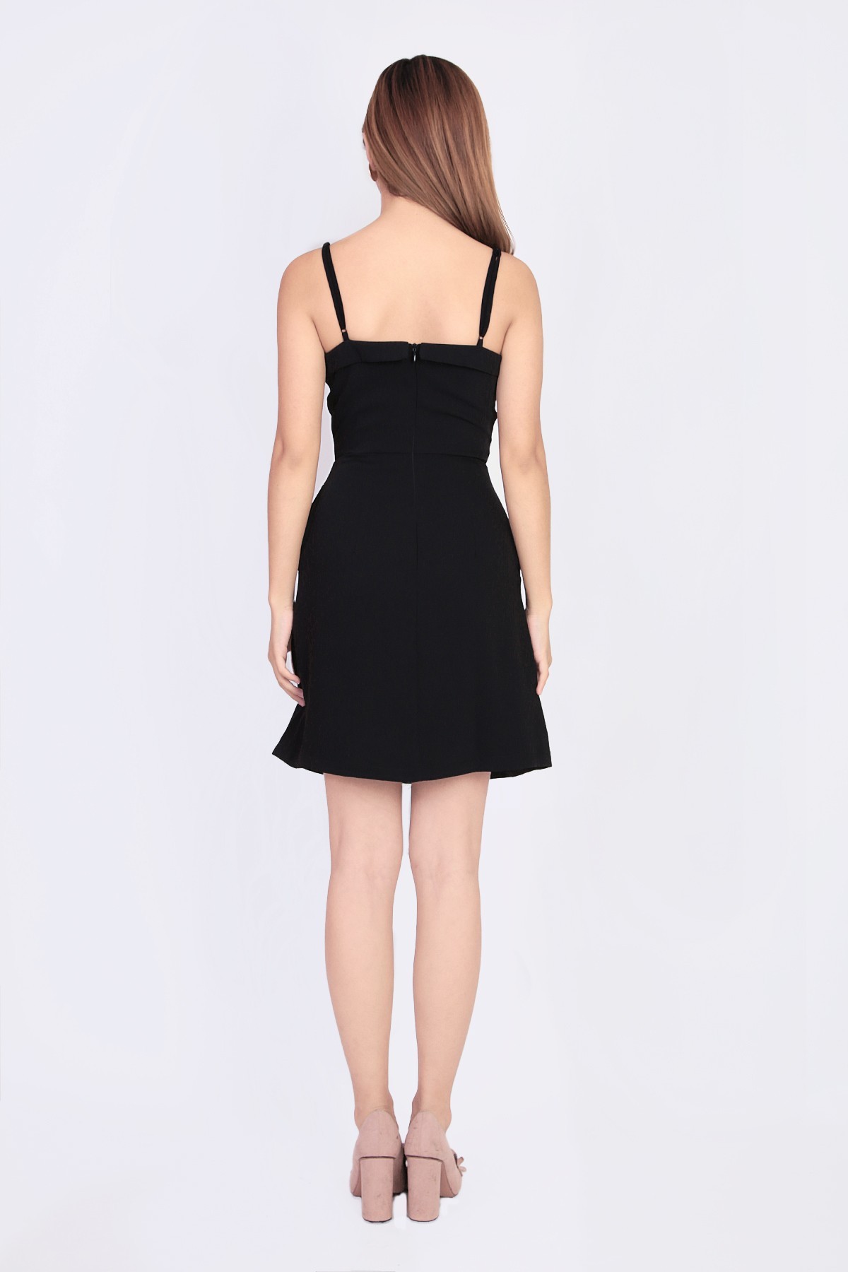 Scarlett Tuxedo Dress in Black