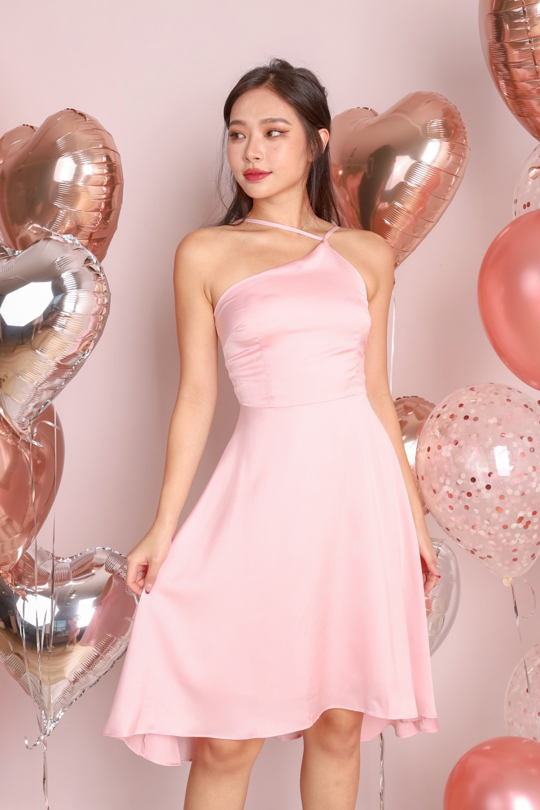 Octavia Toga Dress in Pink - MGP