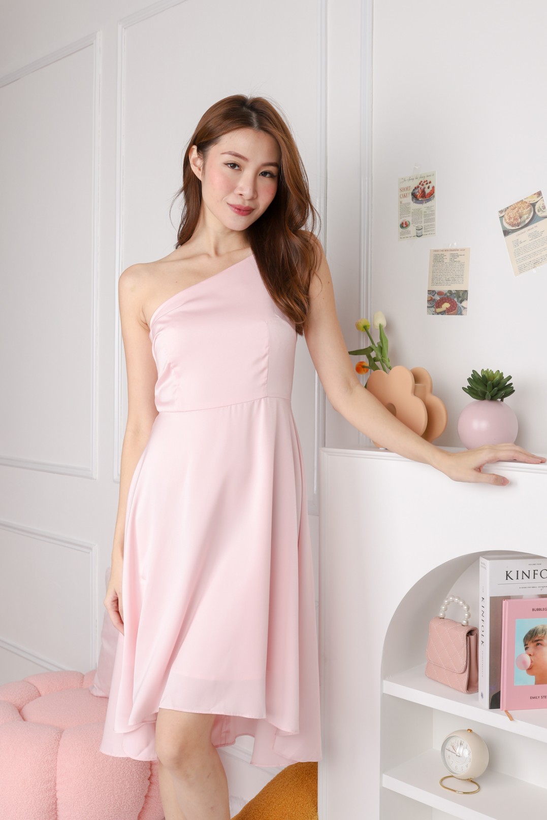Octavia Toga Dress in Pink - MGP