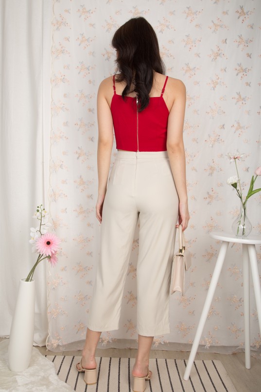 RESTOCK: Rowella Textured Top in Red