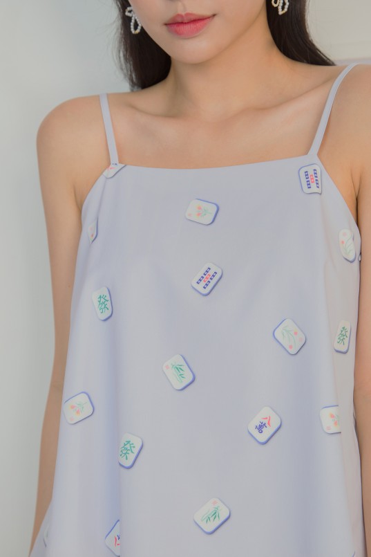 RESTOCK: Wan Mahjong Top in Lilac