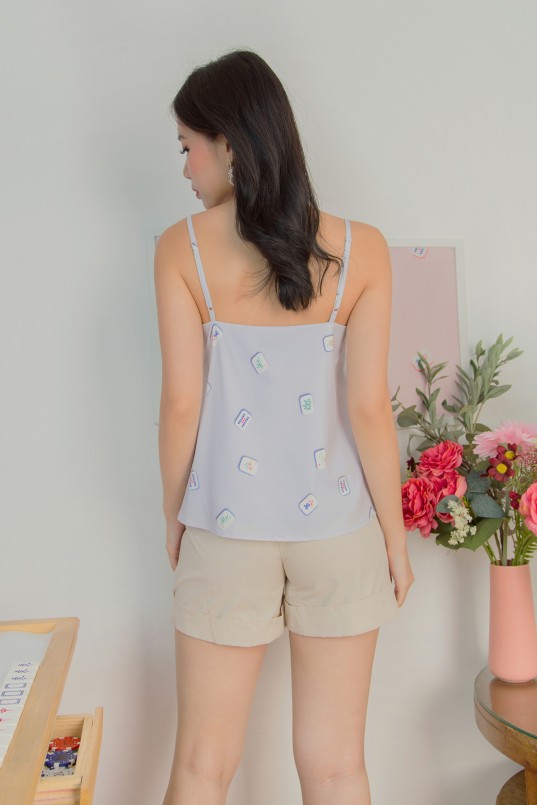 RESTOCK: Wan Mahjong Top in Lilac