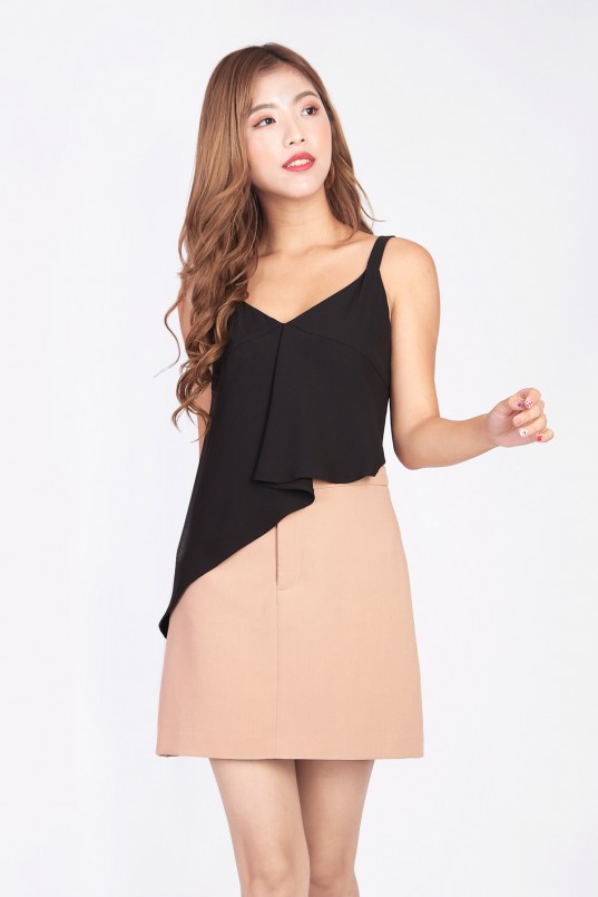 Jenalyn Overlay Top in Black (MY)