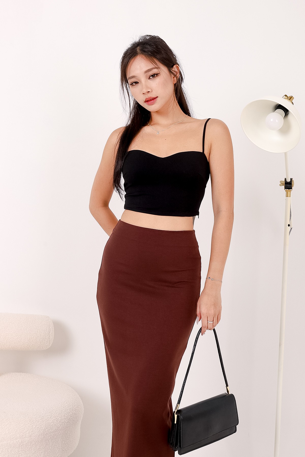 Affair Sweetheart Padded Top in Black